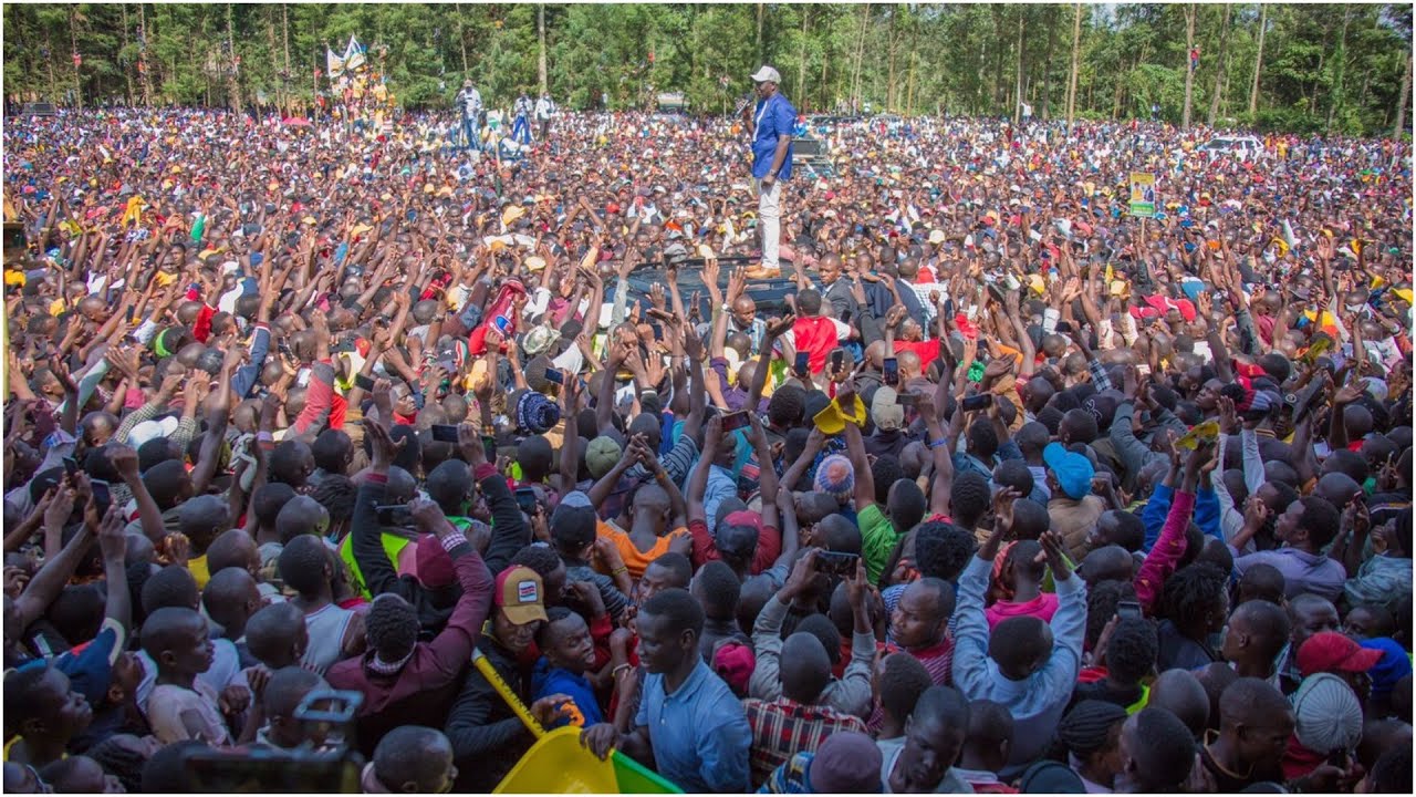 'SALAALA!' DP RUTO SHOCKED BY HIS HUGE CROWD IN KERICHO TODAY! - YouTube