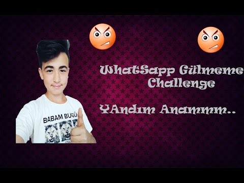 WhatSapp GÜlmeme Challenge Acı Biberli / Yandım Anneeee !?!