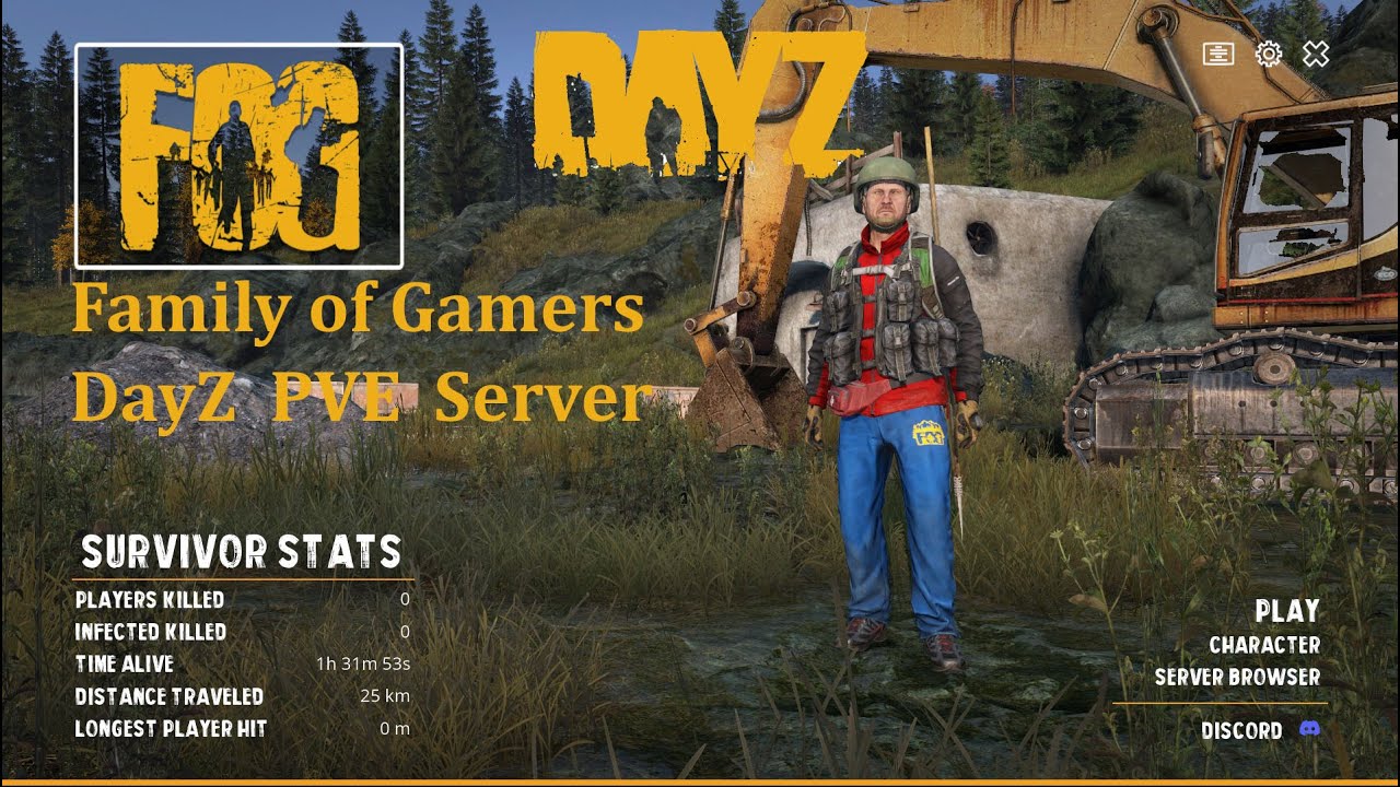 DayZ PC Family of Gamers PVE Fresh Wipe Week Day 2 - YouTube