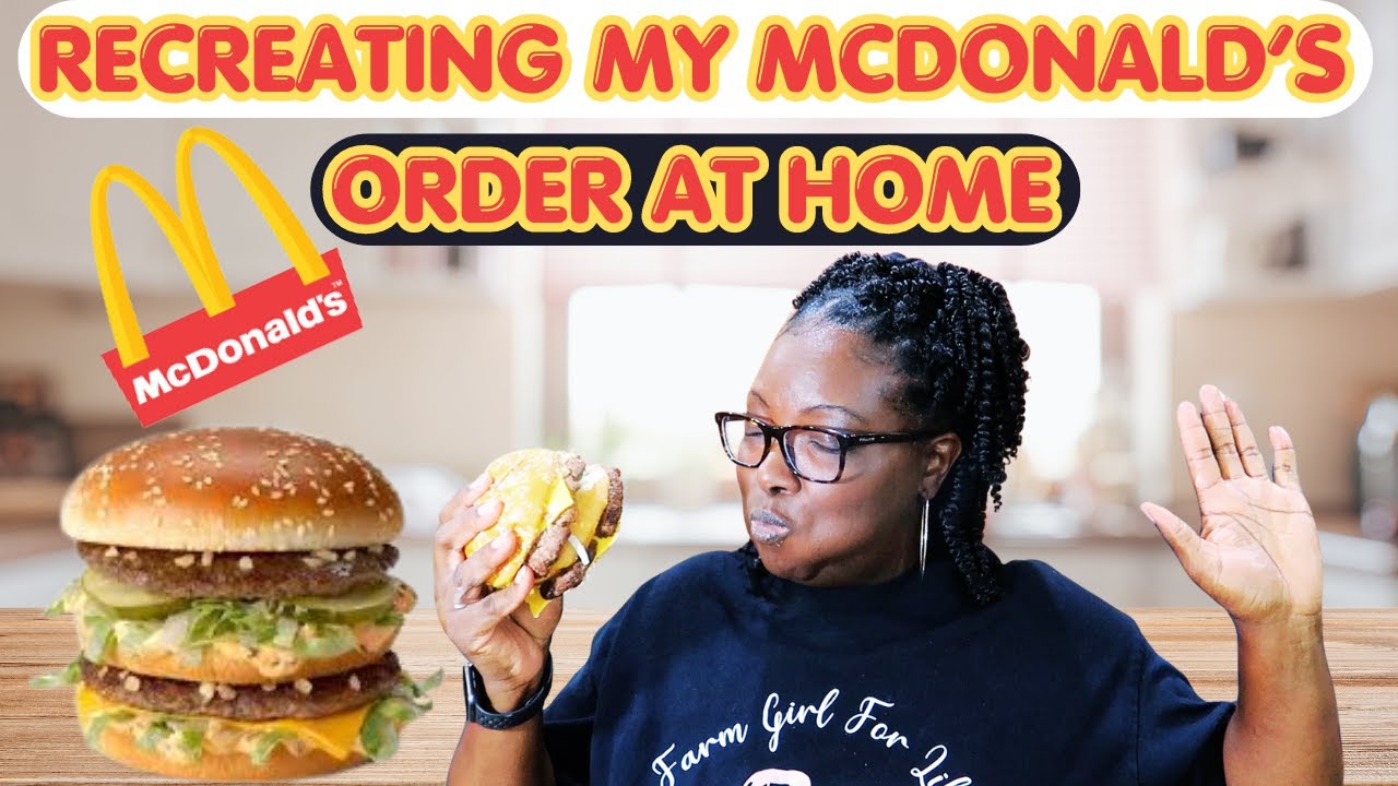The Best Homemade McDonald's Big Mac & Cheeseburger - YouTube