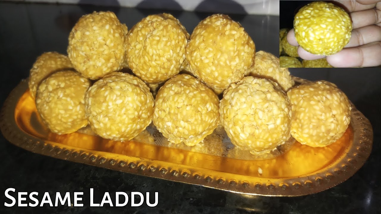 Sesame laddu recipe | Traditional tiler naru kivabe banate hoy ...