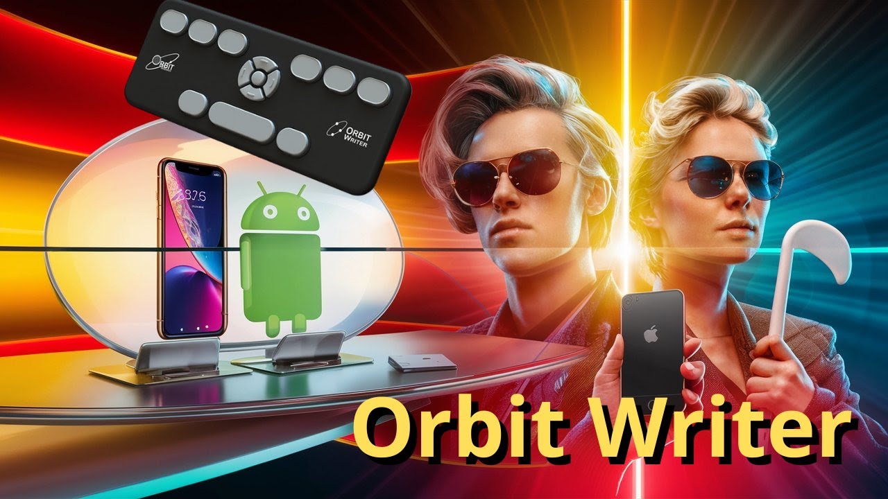 Orbit Writer Clavier Portable Bluetooth: pour iPhone Et Android Accessible aux personnes ...