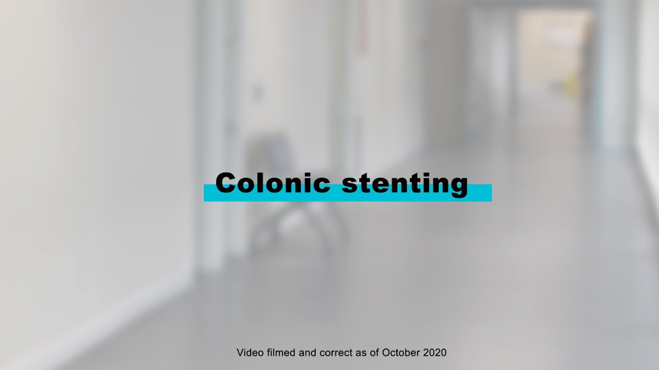 Endoscopy Procedures | Colonic Stenting - YouTube