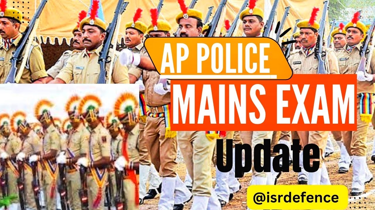 AP Police Constable Mains Exam Update! Full Details - YouTube
