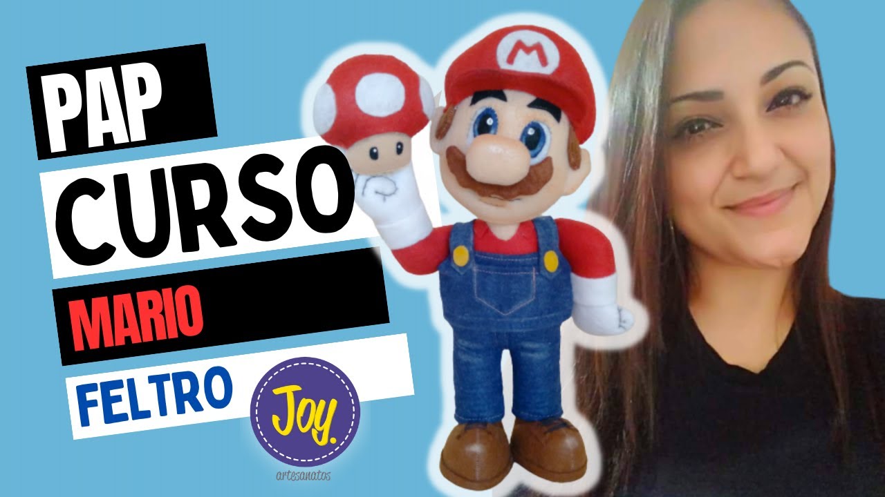 PAP Mario Bros Vol1 - Super Mario em feltro - YouTube