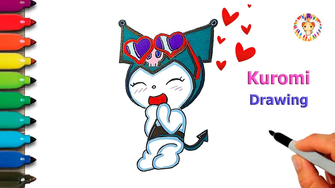 How To Draw Kuromi 🖤 Kuromi Drawing Easy Step By Step Onegai My Melody Youtube