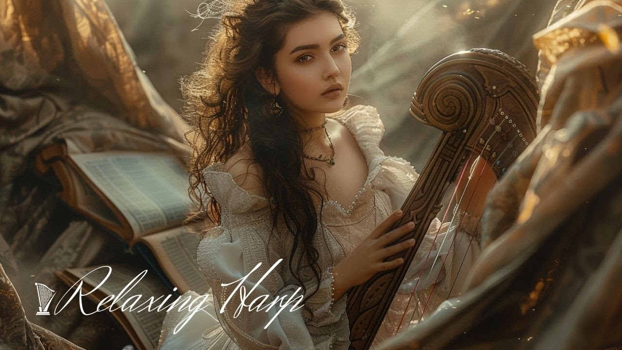 Heavenly Music 😌 Beautiful Harp Instrumentals to Relax - Beautiful ...