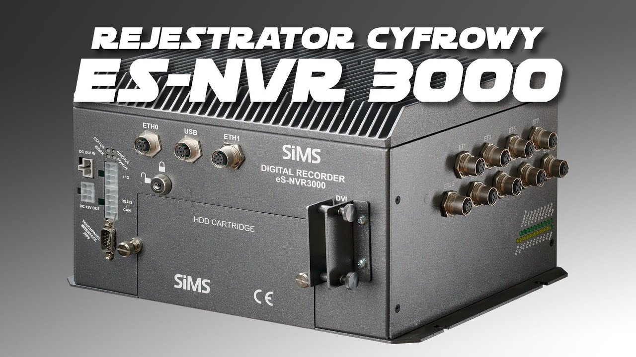 Digital recorder - NVR 3000 - Mobilne Systemy Monitoringu - YouTube