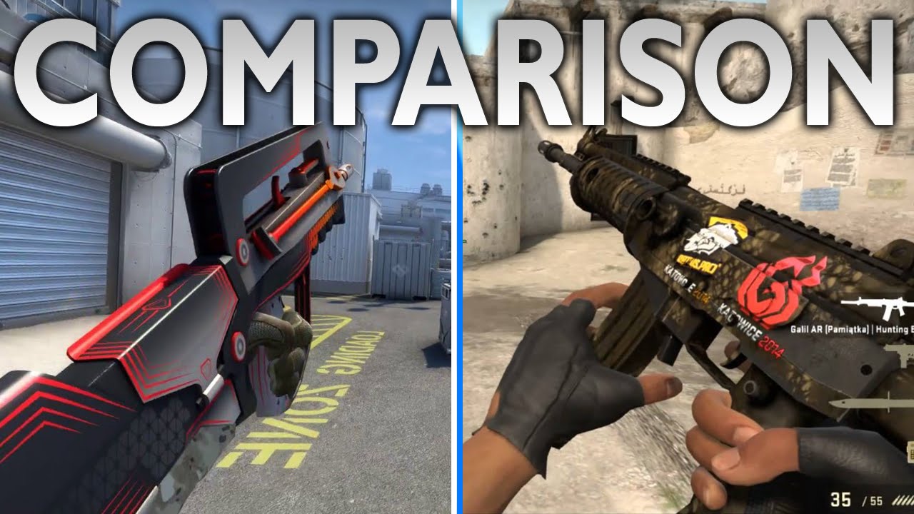 CS GO IN DEPTH BREAKDOWN - GALIL & FAMAS Comparison Guide - YouTube
