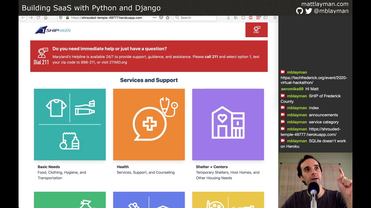 Hackathon App Part 2 Building Saas With Python And Django 62 Youtube