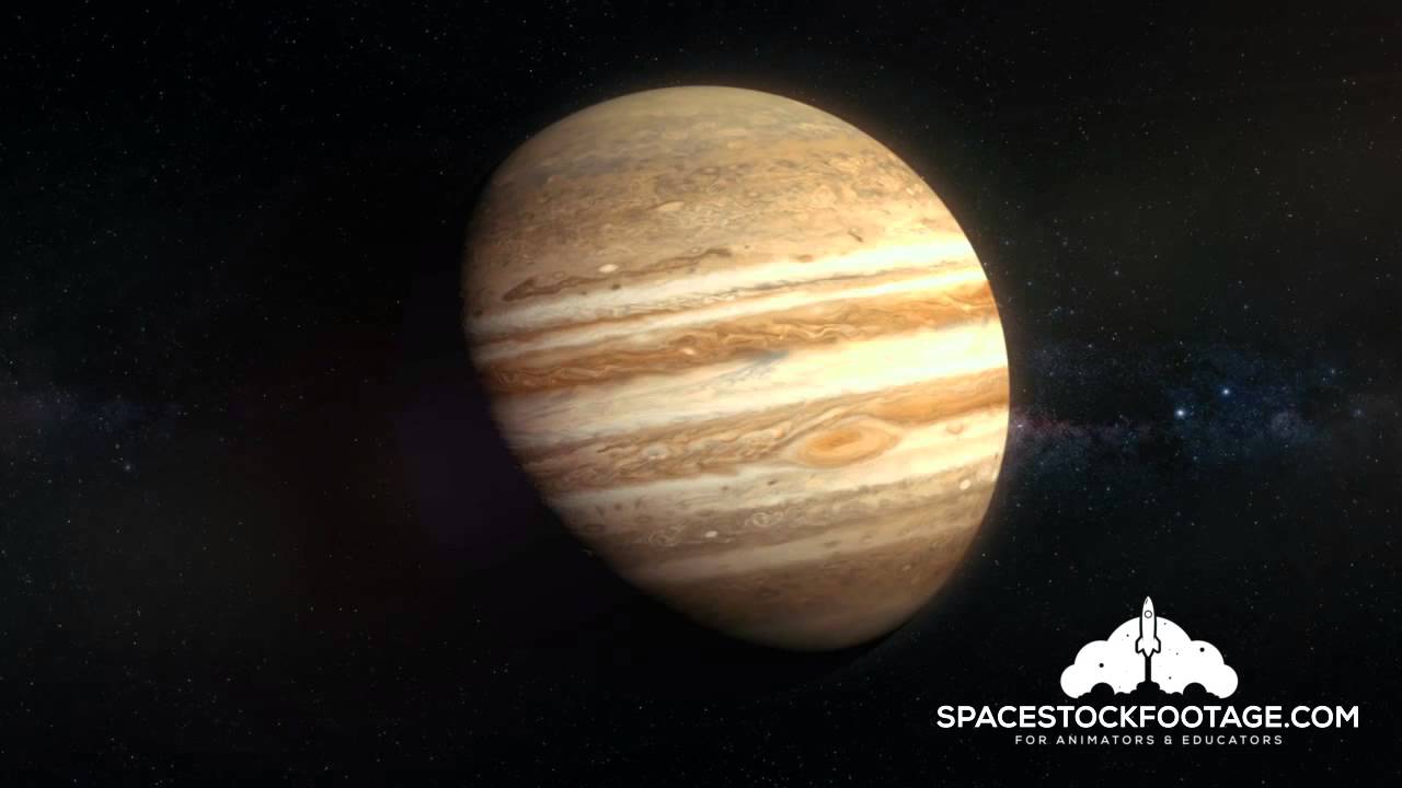 Space Stock Footage - Jupiter Animated Clouds - YouTube