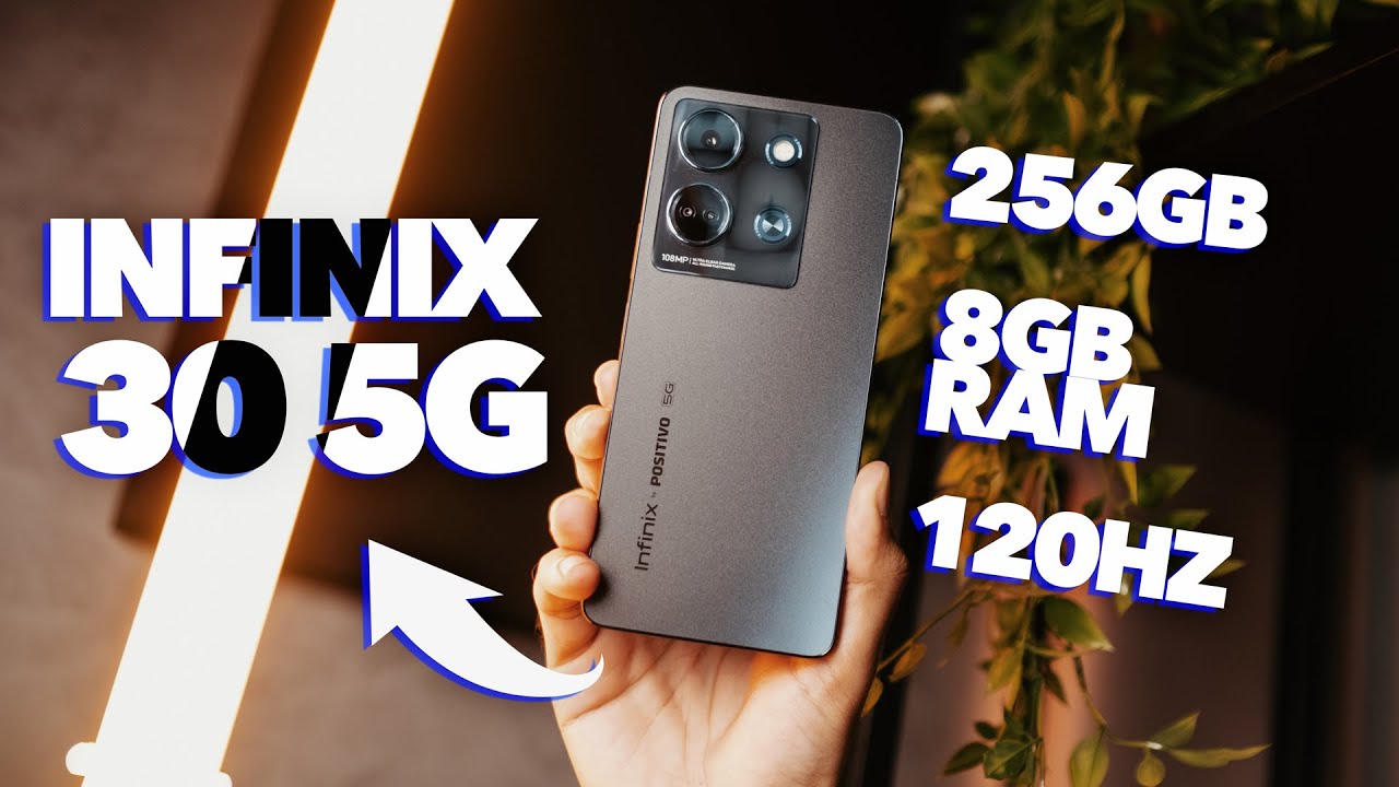 O NOVO Infinix 30 5G: Custo Benefício com 256GB e tela de 120HZ?? - YouTube