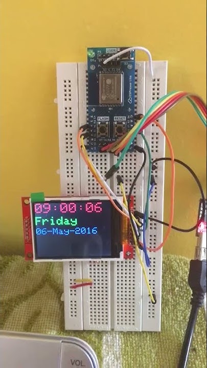 ESP8266 Arduino Clock using NTP on TFT LCD(ILI9341) - YouTube