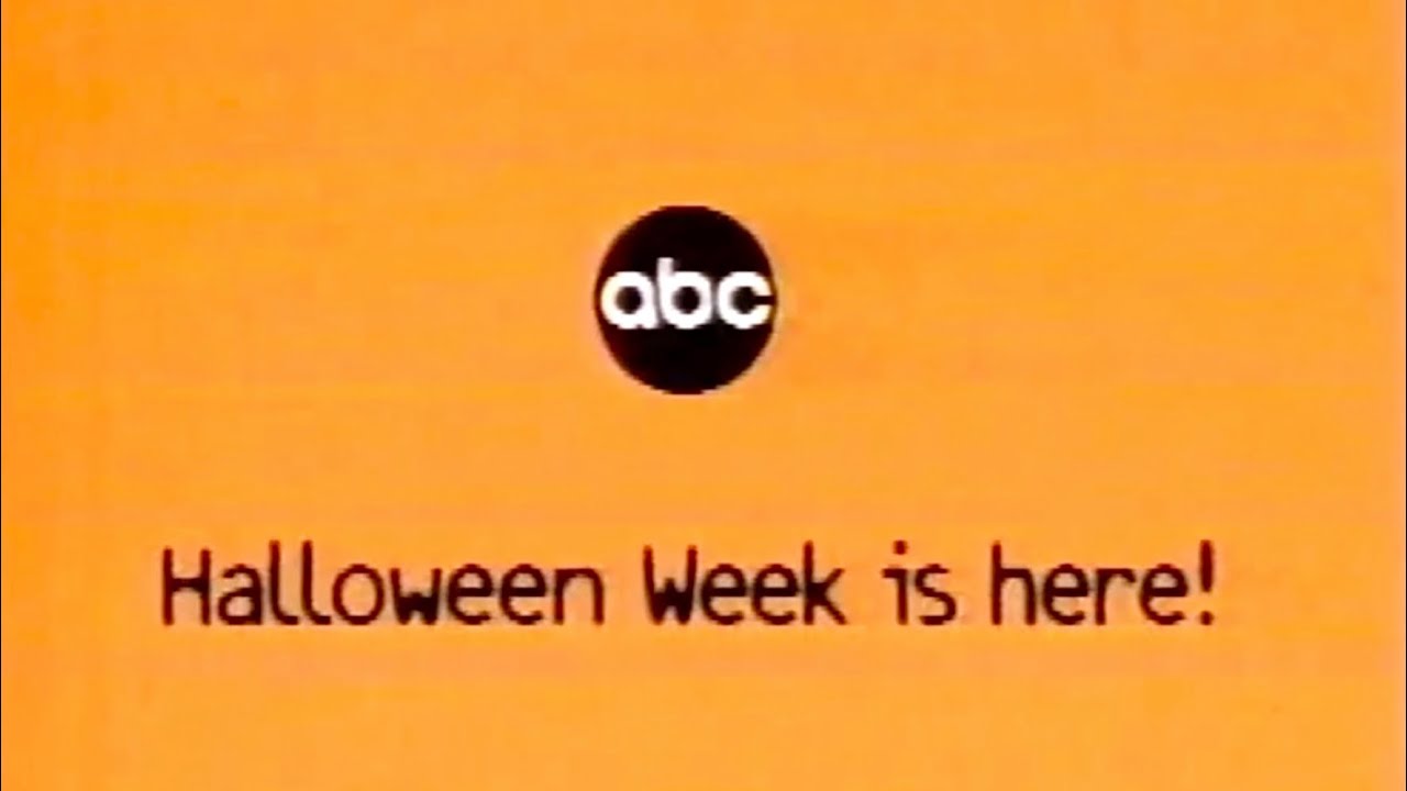 1998 ABC Halloween Week Commercial - YouTube