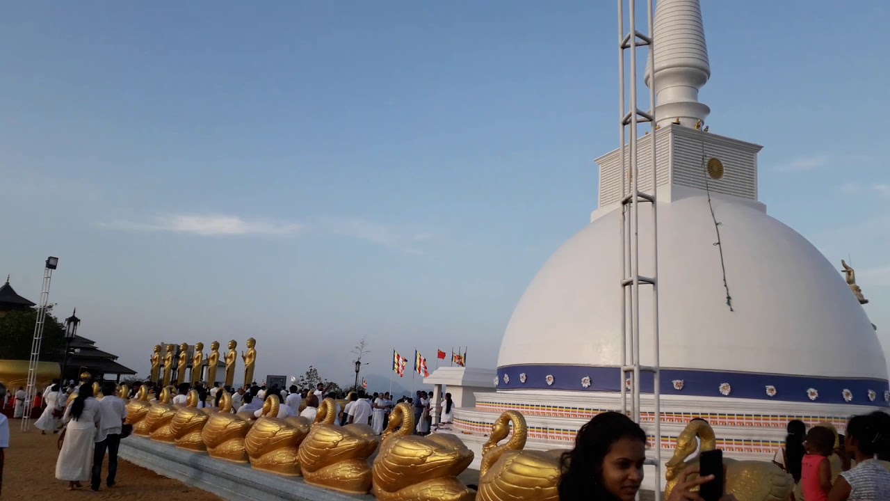Nelligala Temple - නෙල්ලිගල විහාරාස්ථානය - YouTube
