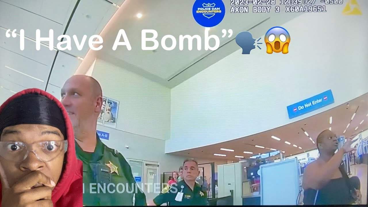 Woman Says She Has A Bomb In The Airport And Gets Arrested Reaction😱 ...