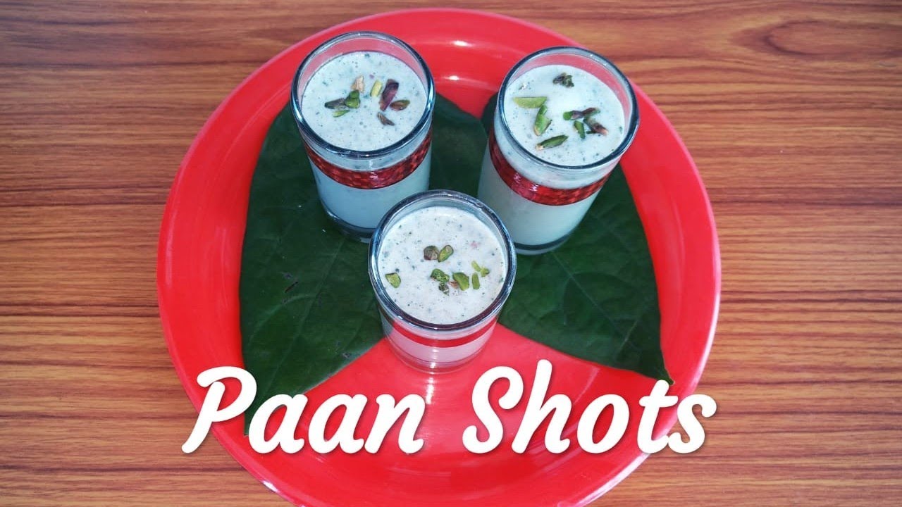 Paan shots Recipe- Tasty Paan shake in summer-गर्मियों में बनाए ...