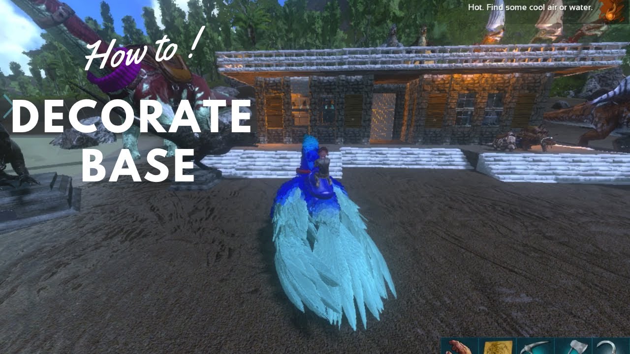 How to decorate base beautiful ark mobile/colour combination - YouTube