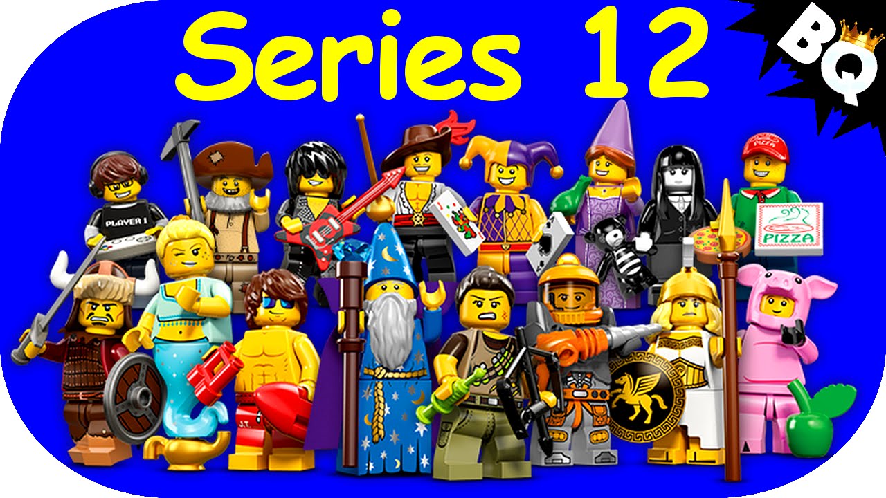 LEGO Minifigure Series 12 71007 Complete Set Review - BrickQueen - YouTube