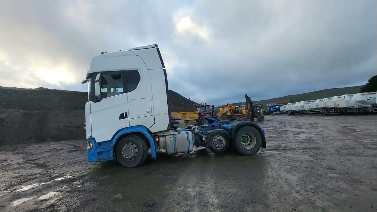 2020 Scania S580 V8 6x2 Mini Midlift Tractor Unit, Entered into Auction - YouTube