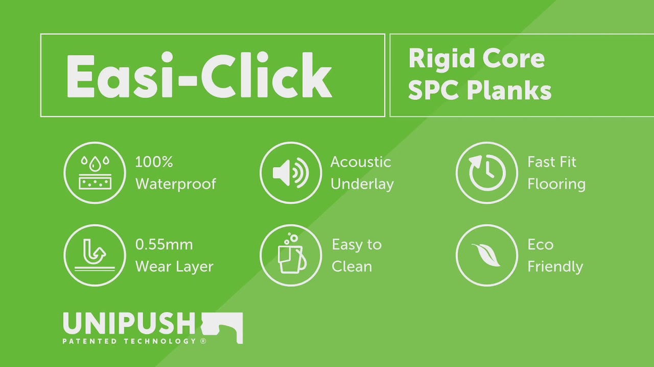 Ultimate Click System Flooring - Easi Click - YouTube