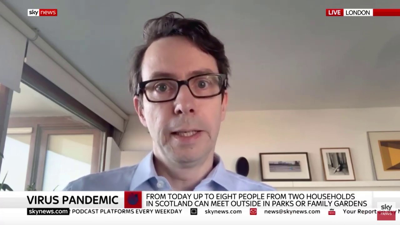 Attitudes to Covid-19 and lockdown measures - Sky News interview with ...