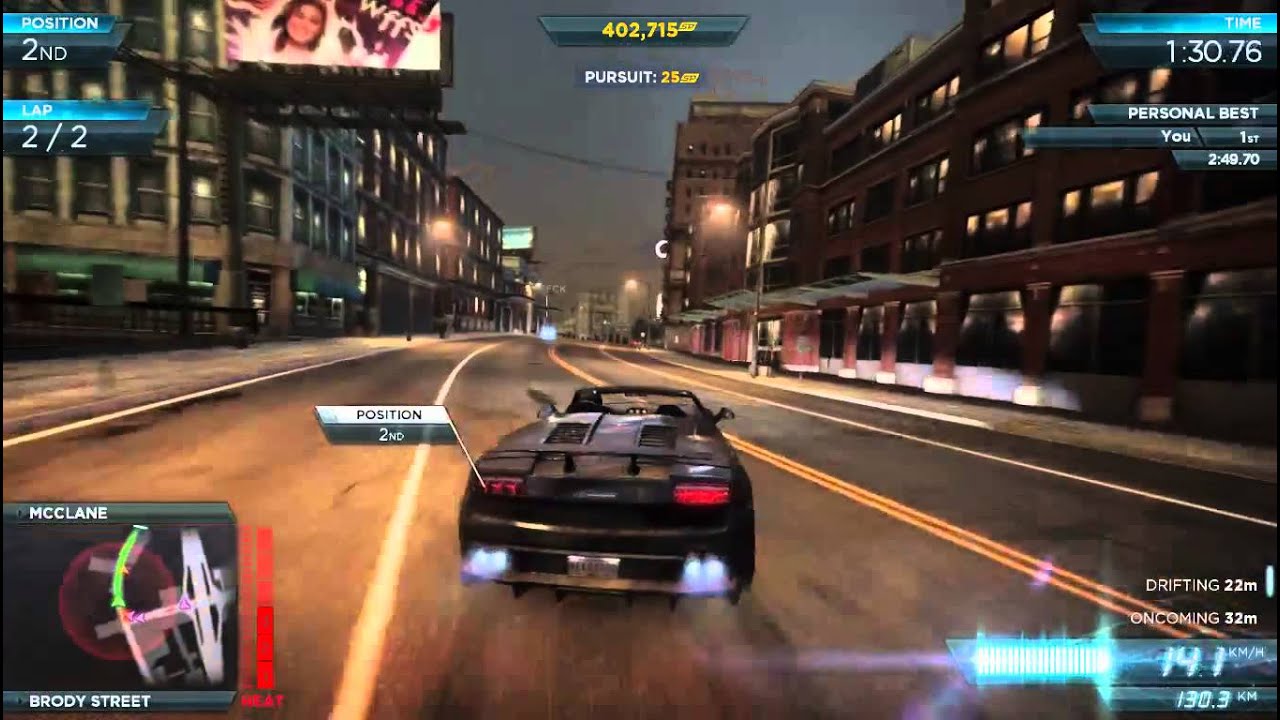 Need for Speed : Most Wanted Personal Gameplay - YouTube