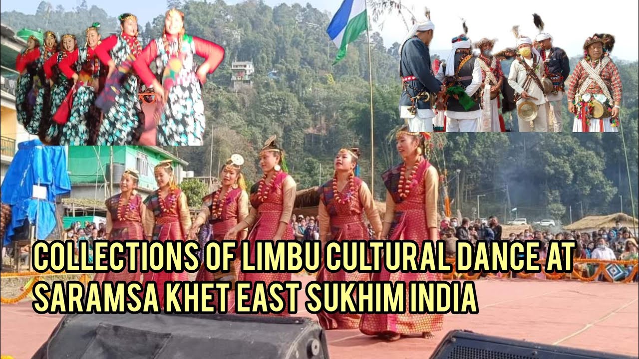Collections of limbu cultural dance at Saramsa khet east sukhim India ...