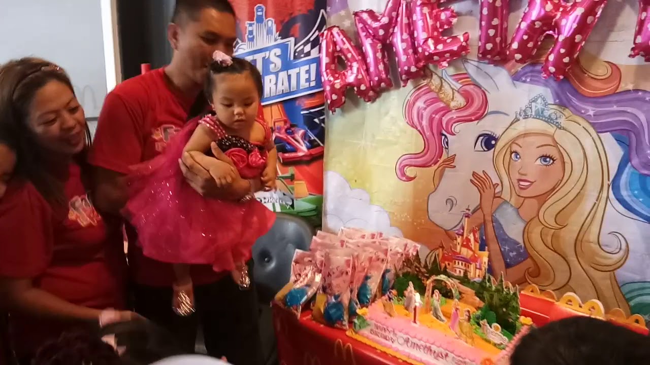 Mc Donalds Birthday party - YouTube