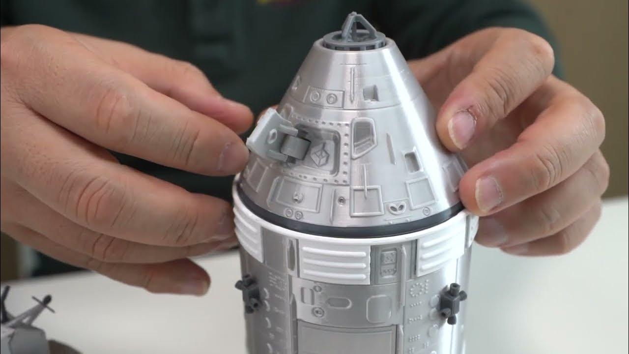 3D printing Apollo CSM- Command Service Module - YouTube