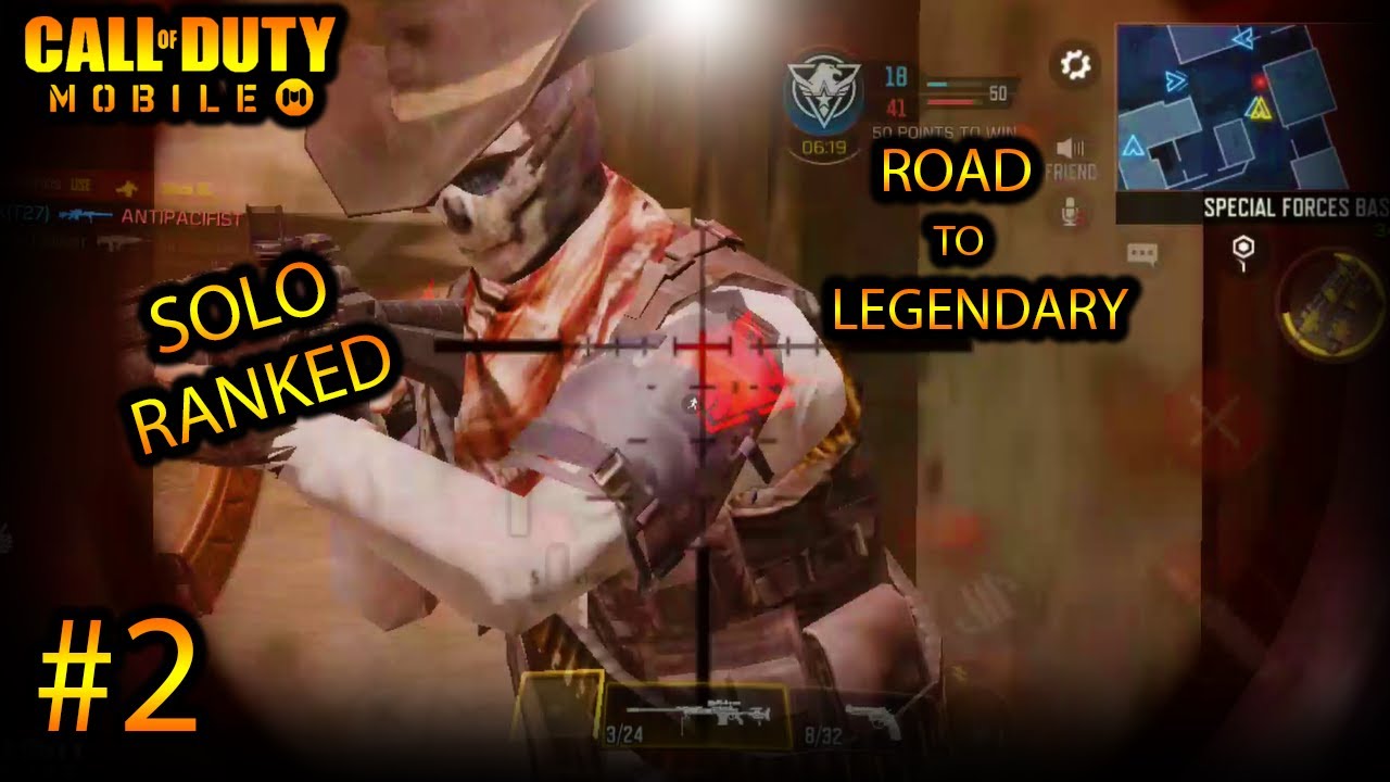 「CODM」 Road to Legendary | Solo Ranked | #2 「3 Finger HUD」 - YouTube