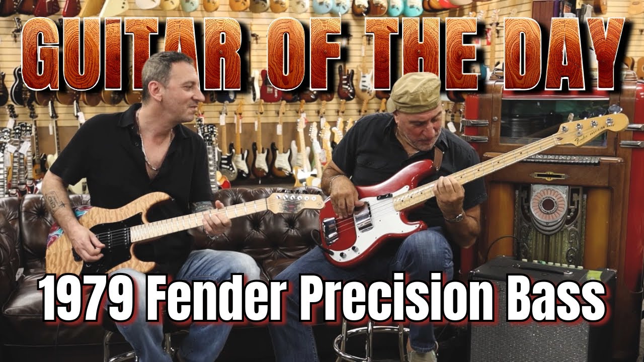 1979 Fender Precision Bass Dakota Red | Guitar of the Day - Roberto ...