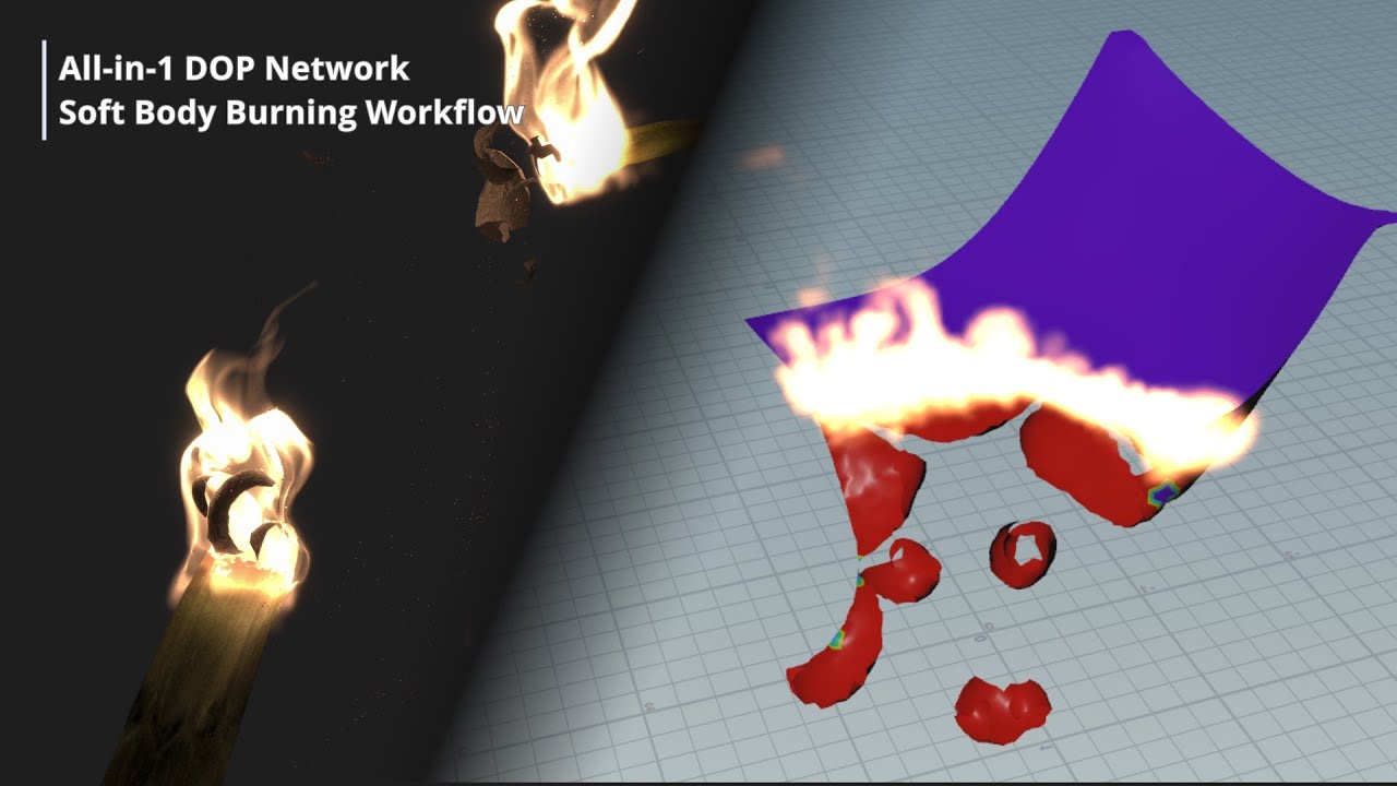 Soft Body Burning - Houdini Tutorial - YouTube