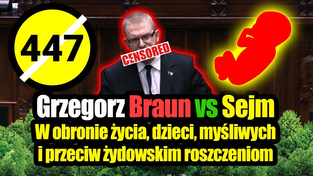 Prawy Sejmowy - Grzegorz Braun vs. Sejm w obronie życia, myśliwych i ...