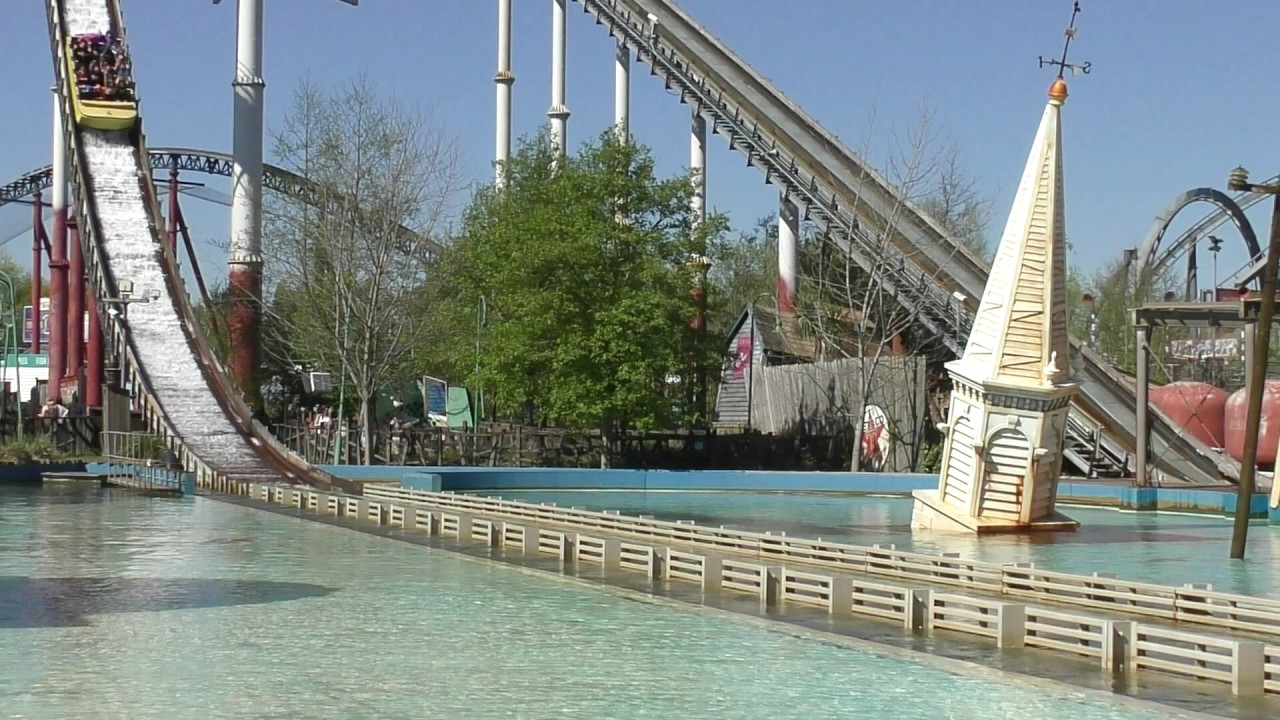 tidal wave ride slow motion 2017 - YouTube