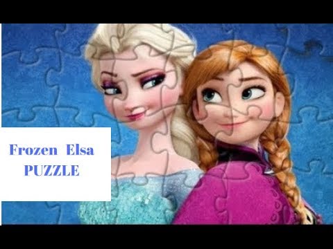 Disney frozen princess Anna and Elsa puzzle game for kids/jigsaw puzzle ...