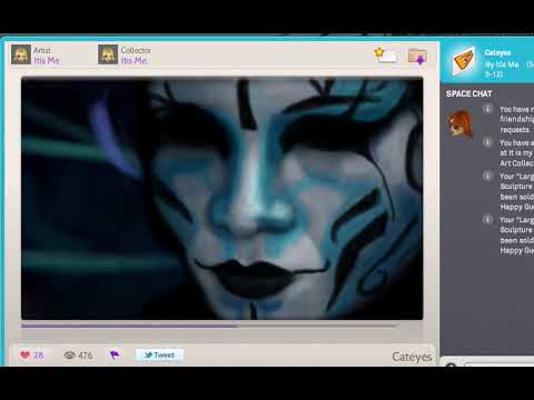 cat eyes digital art - YouTube