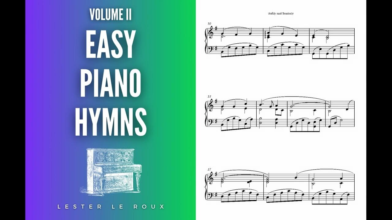 Softly And Tenderly | Easy Piano Arrangement | Instrumental | - YouTube