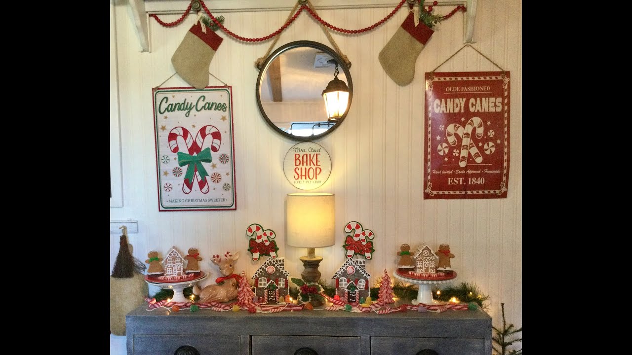 A Mrs. Claus Kitchen Using Items from the Dollar Tree - YouTube