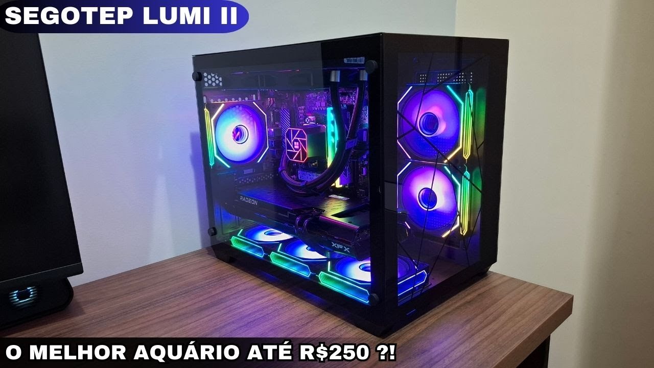 Gabinete Gamer Segotep Lumi II - Unboxing e overview - YouTube