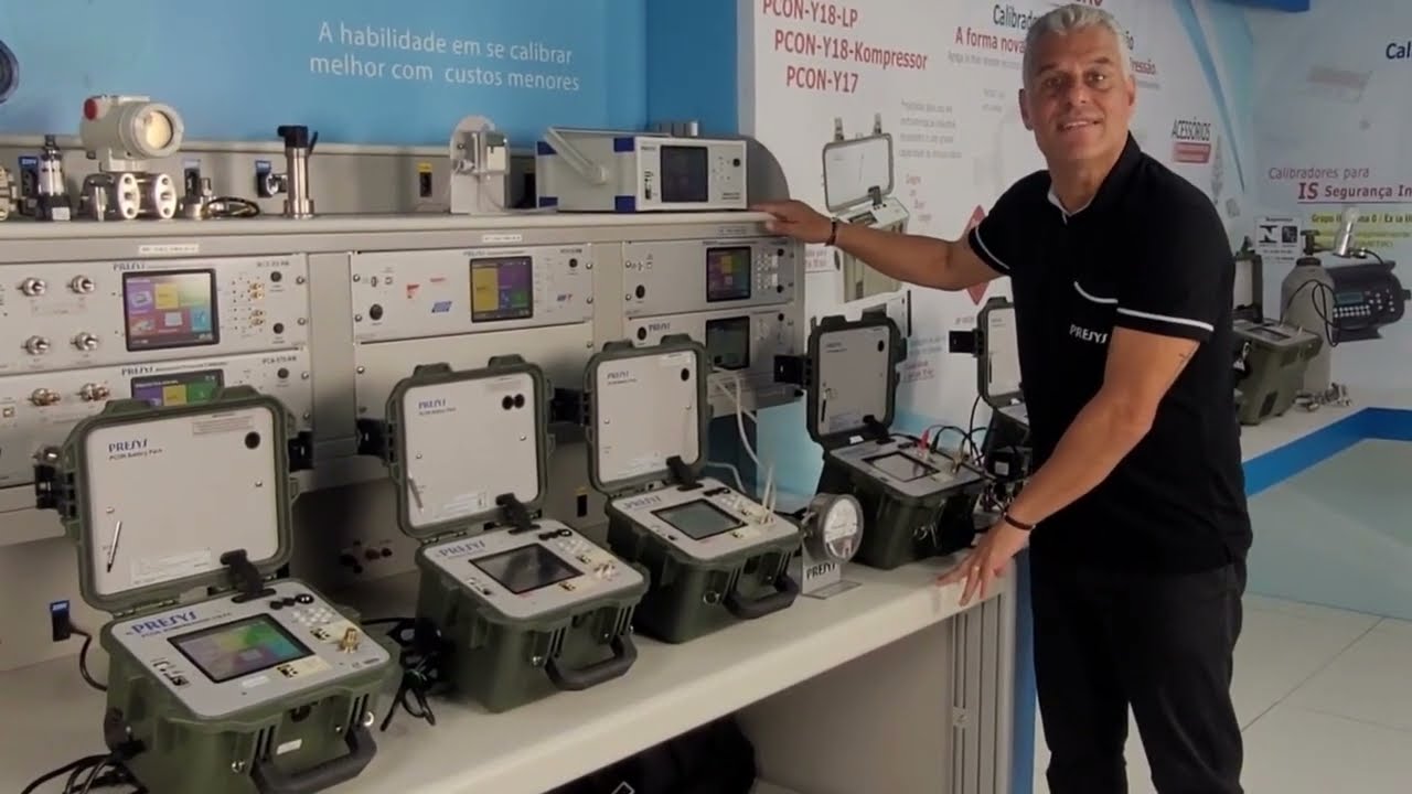 PCON - Calibradores & Controladores Automáticos de Pressão PRESYS - YouTube