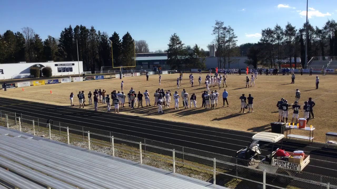 MAHS Bears vs North Surry Football Scimmage - YouTube