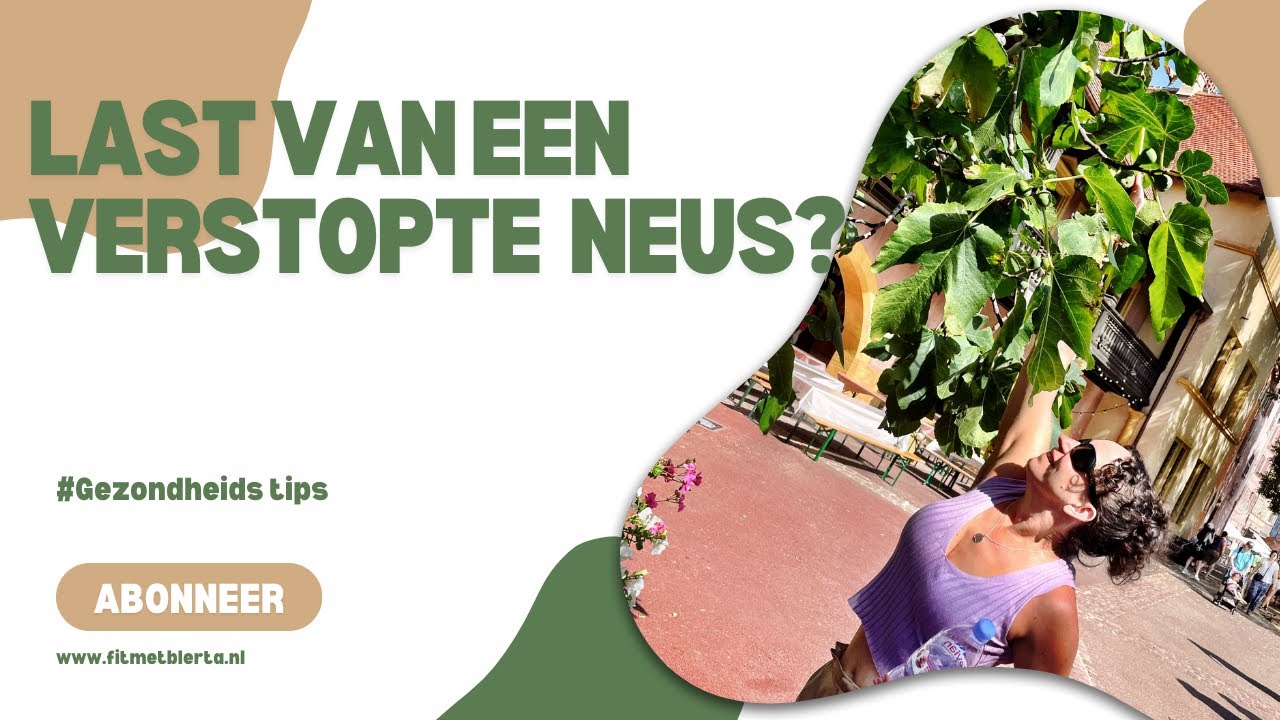 Verstopte neus 👃 - YouTube