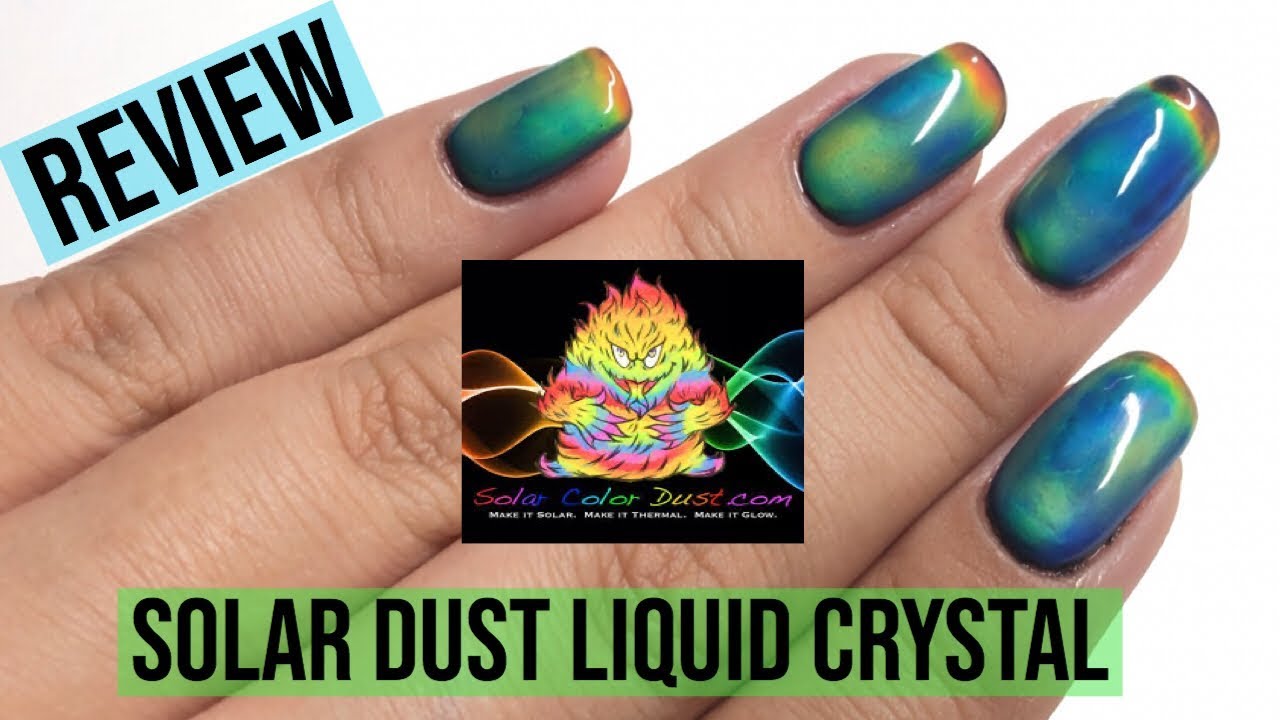 Solar Dust Liquid Crystal (MOOD NAILS) - YouTube