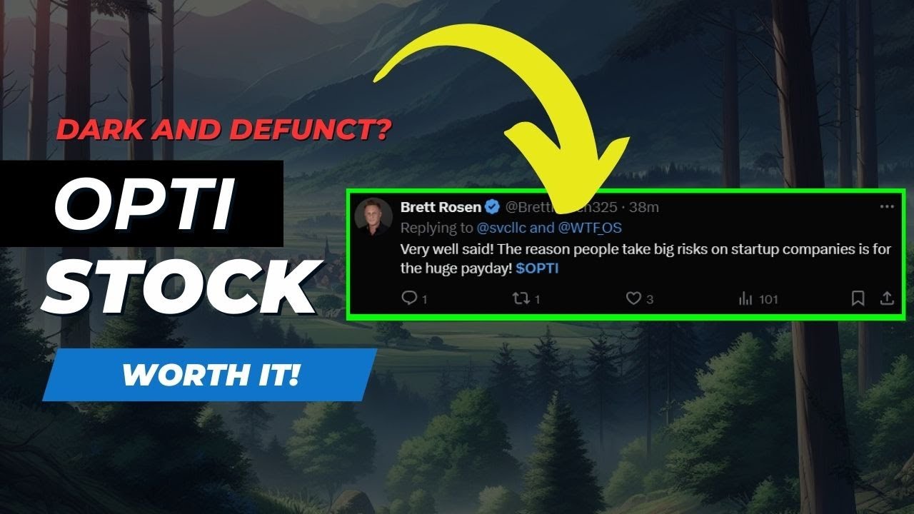 OPTI STOCK IS A BUY BUT KNOW THE RISK! - YouTube