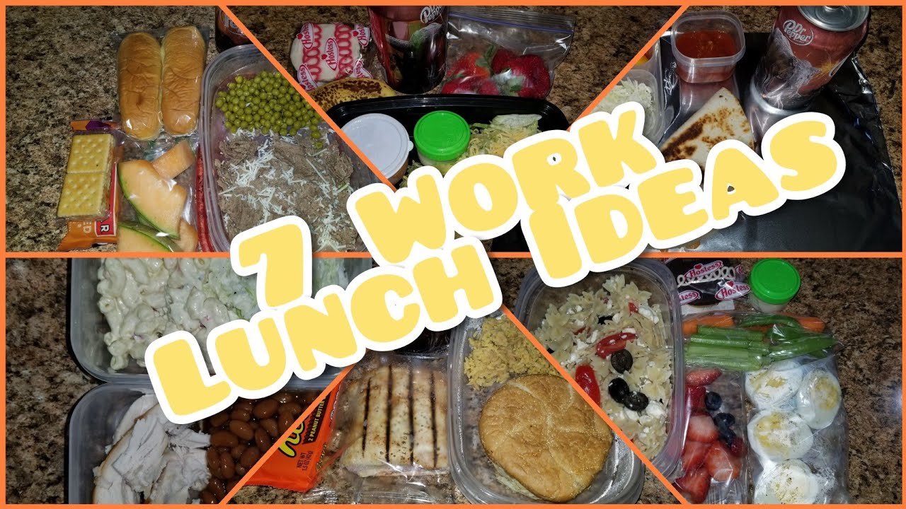7 Work Lunch Ideas - YouTube