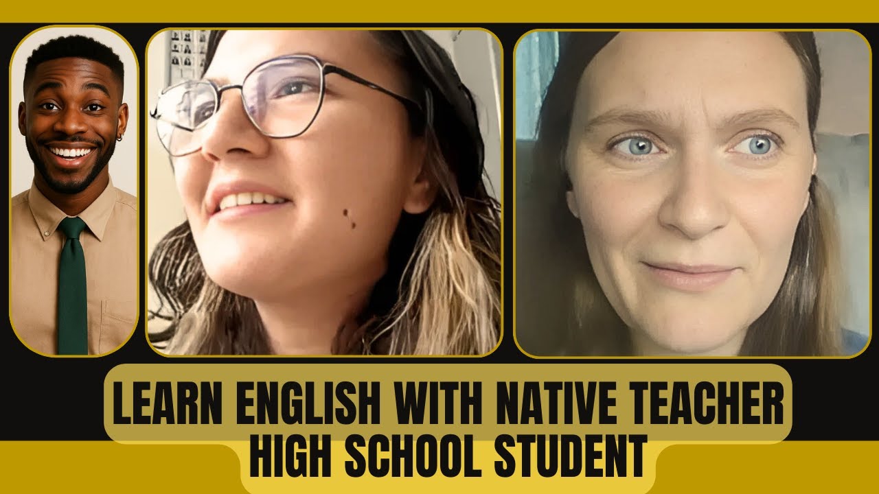 Real English Conversation | High School Student - YouTube