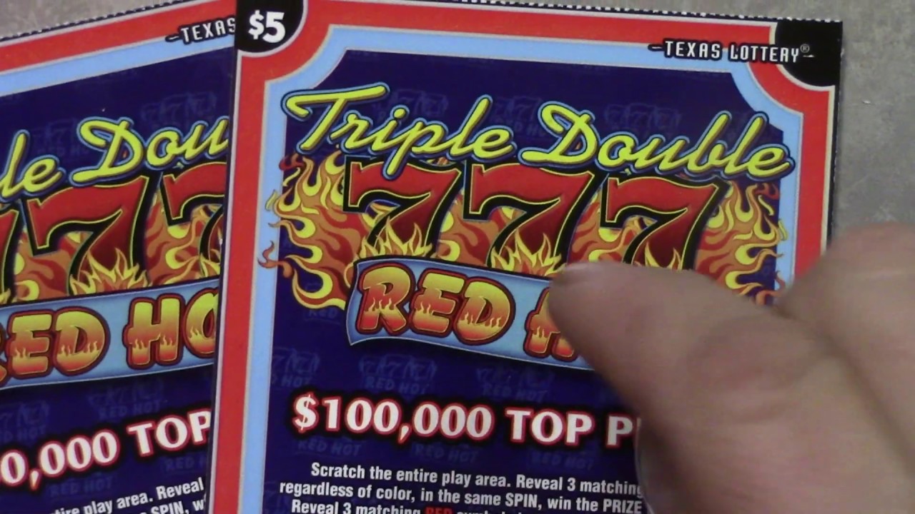 Triple Double Red Hot 7s Lottery Scratch Off Tickets Youtube