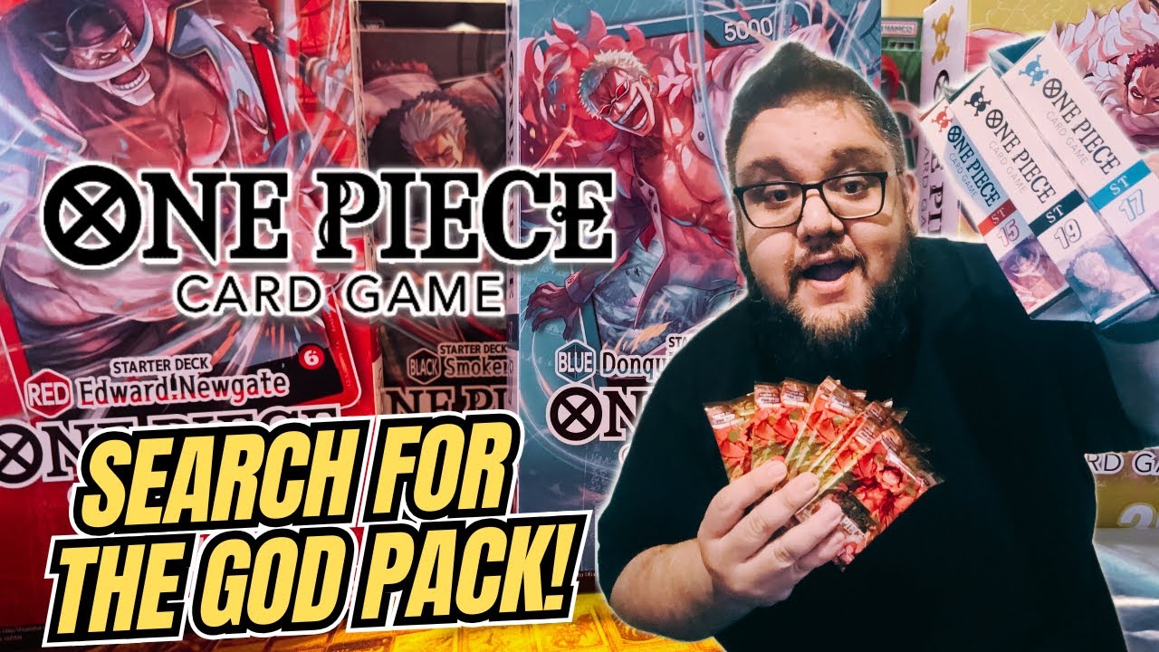 ONE PIECE TCG - SEARCH FOR THE GOD PACK UNBOXING | PRB-01 Packs ...