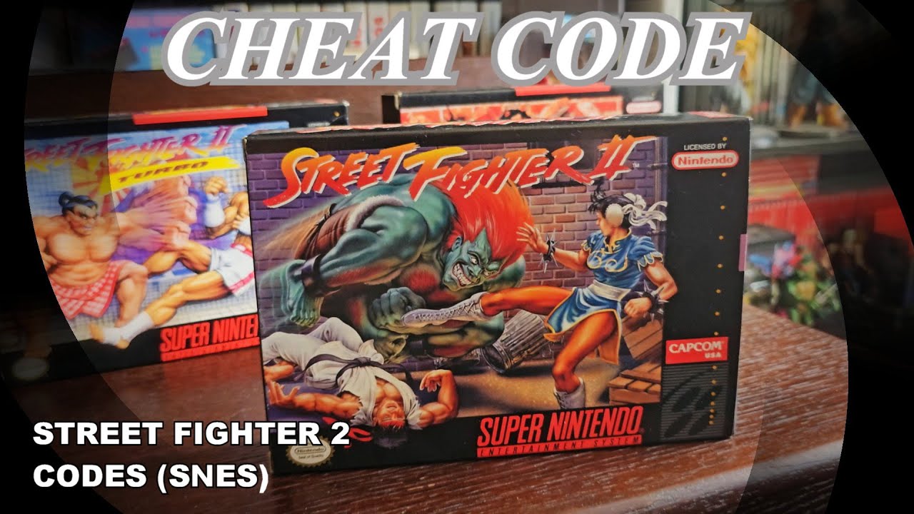 Street Fighter 2 CHEAT CODES | SNES | What else do they work on ?? - YouTube